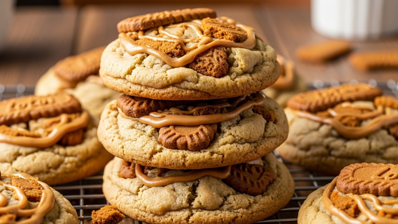Easy Biscoff Cookie Butter Cookies